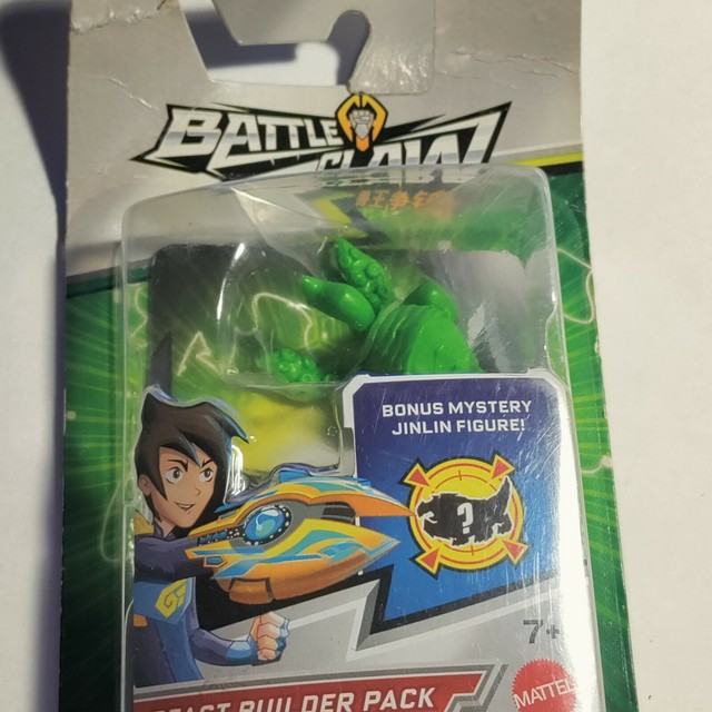 2017 Battle Claw Beast Builder Bonus Mystery Jinlin Figure 1 Card & 2 ...