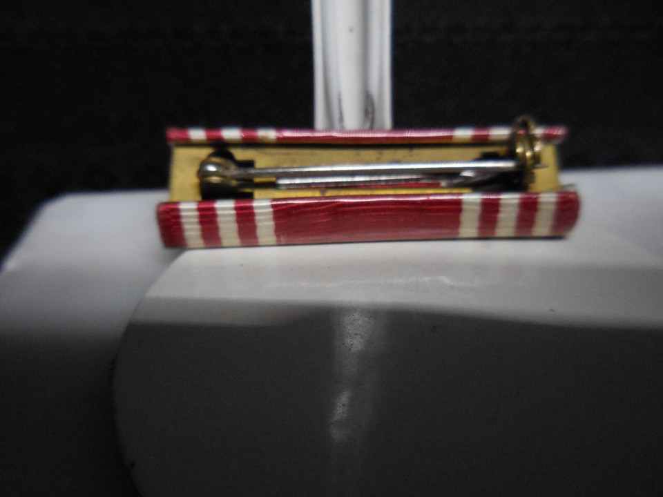 U.S. Military medal, U.S. WWII Army Good Conduct Ribbon Bar with 2 Loop ...