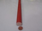 Fiberglass GPO3 Red Round Rods 1.0" Inch Diameter x 72 Inch Length, 1 ...