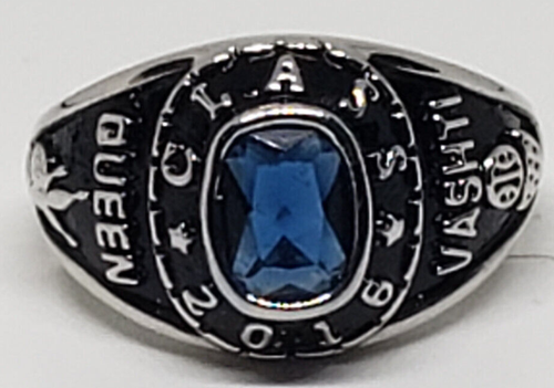 Silver Color CCC High School Class Sz 11.25 Ring 2001 FFA Tennis Yellow ...