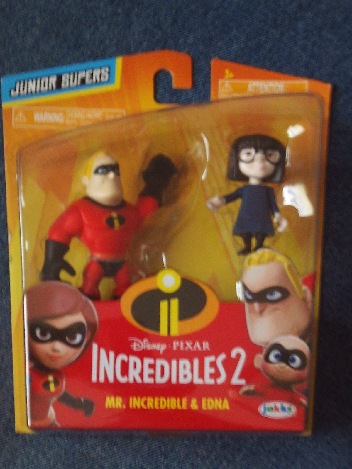 Disney Pixar Incredibles 2 Mr. Incredible & Edna Junior Supers Action ...