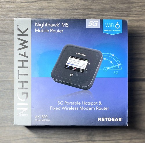 NETGEAR Nighthawk M5 (MR5200) 5G Router LTE WiFi 6 Mobile Router ...