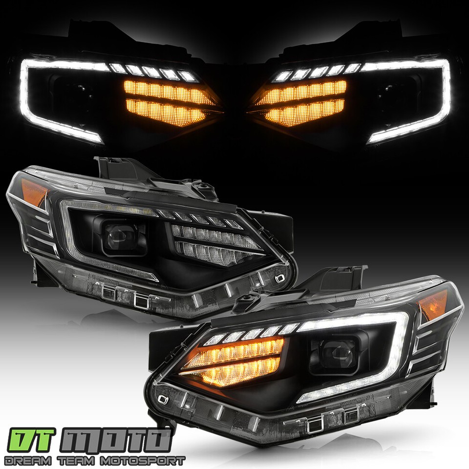 2018-2021 Chevy Traverse DRL Light Bar Projector Headlights w/LED ...