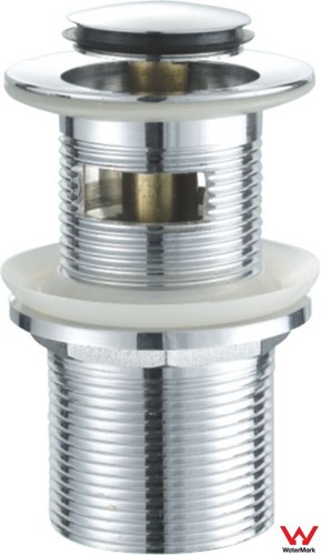 32mm Vanity Basin Pop Up Waste Drain Over Flow 40mm Brass Adapter | eBay