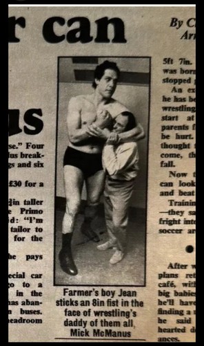 Andre The Giant rookie Aka Jean Ferre June 1969 British Newspaper ...