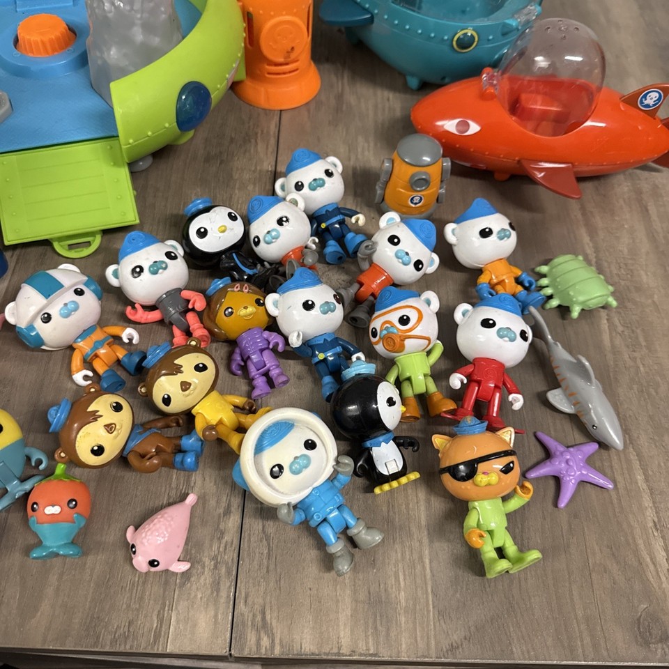 Octonauts Toy Lot – Gup A, Gup B, Deep Sea Launch, Figures And Sea ...