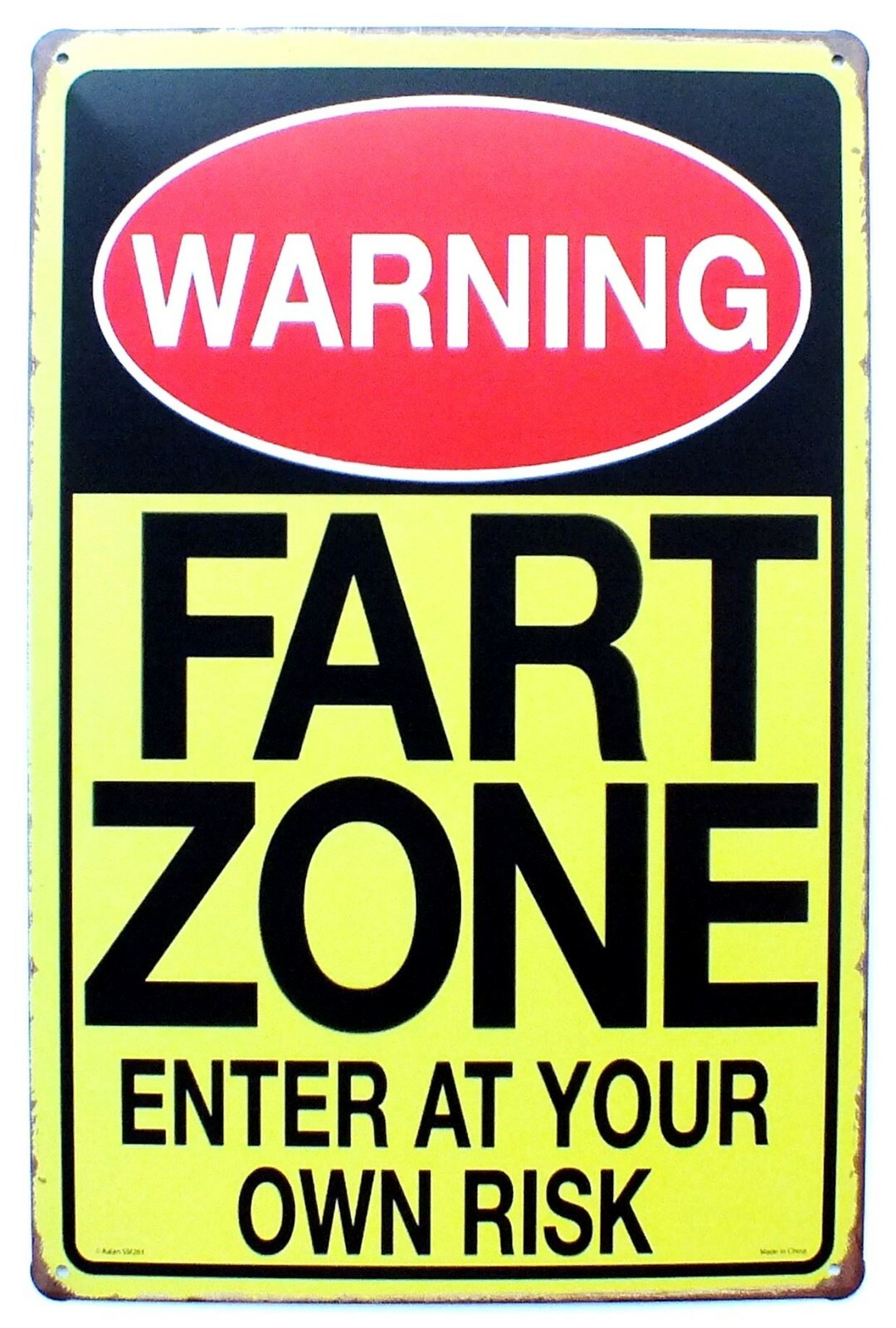 Warning Fart Zone Bedroom Wall Door Sign Plaque 30 x 20 cm | eBay UK