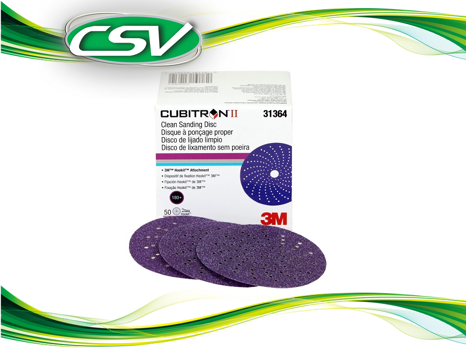 3M 180# CUBITRON II 3'' 76MM HOOK AND LOOP DISC PKT OF 50 (31364) | eBay