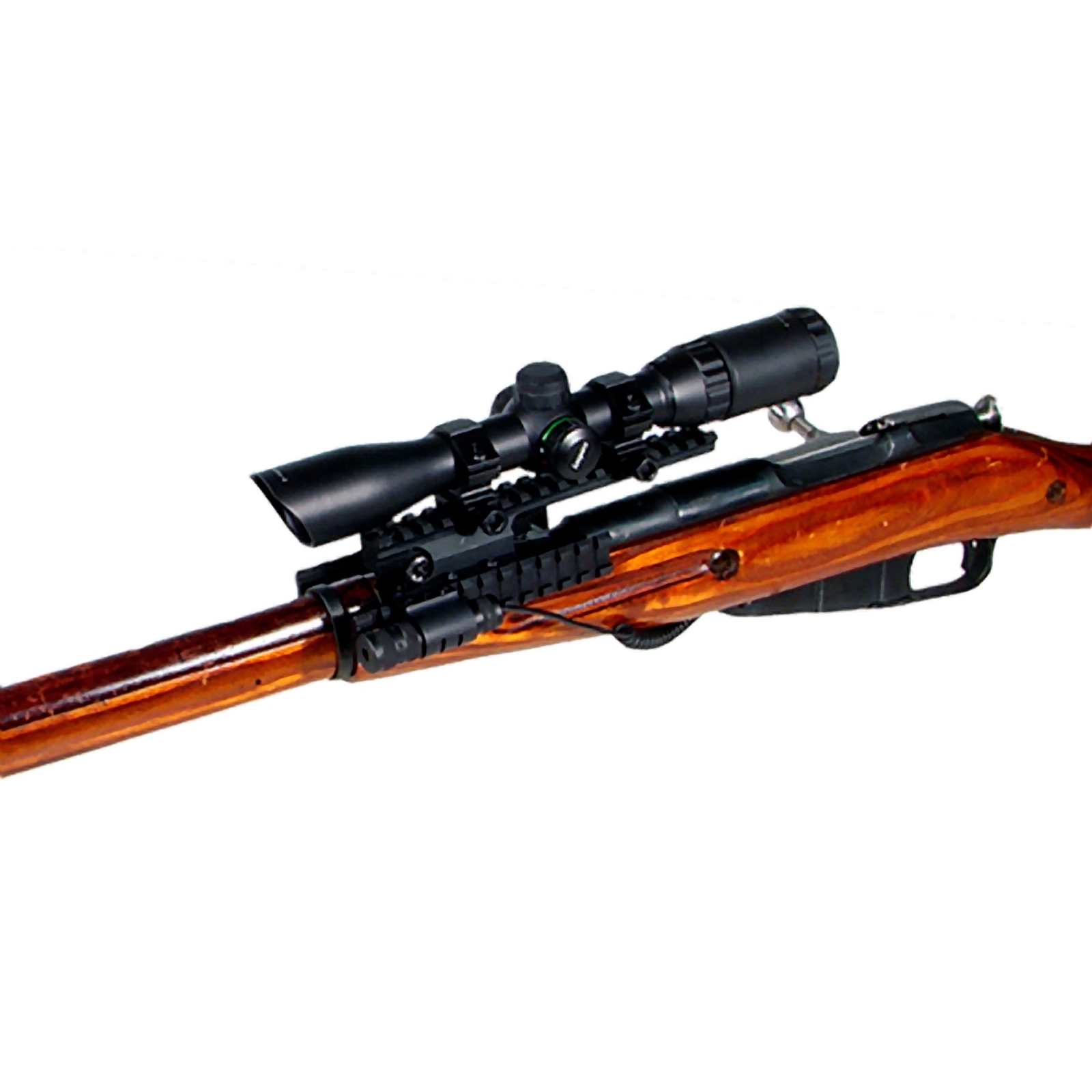 UTG Tactical Mosin Nagant Tri-rail Scope Mount Picatinny Weaver Slots ...