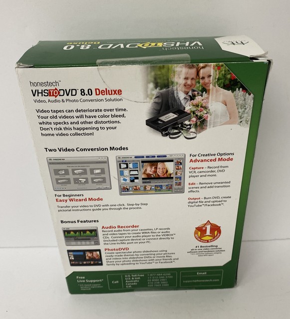 Honestech VHS to DVD 8.0 Deluxe for sale online | eBay