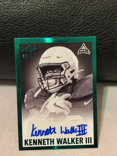 2021-22 LEAF MEMORIES KENNETH WALKER ARC 1960 LEAF SIGNATURES ROOKIE ...