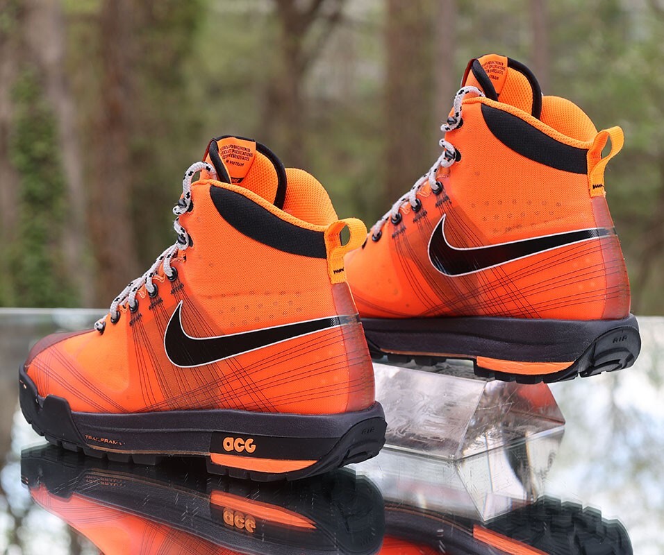 Nike ACG Ashiko Flywire Boot 2009 Men's Size 8 Orange Black Custom ...