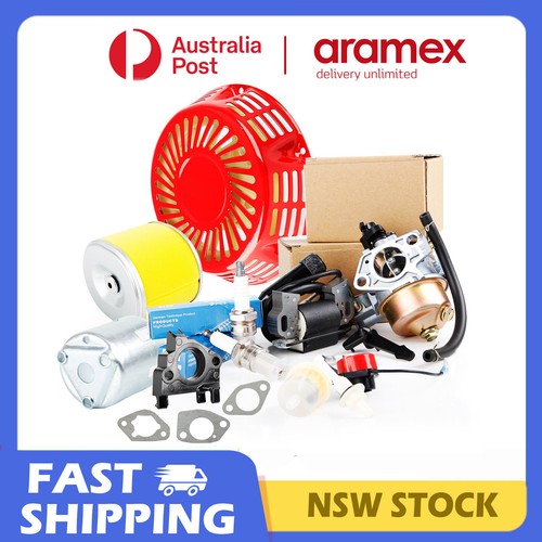 For Honda GX340 GX390 Carburetor &Recoil Starter Pull Start Assembly ...