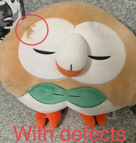 ⚡️Jazwares Pokemon Sleeping Rowlet 18 Inch Plush 🆕 With Defects⚠️ | eBay