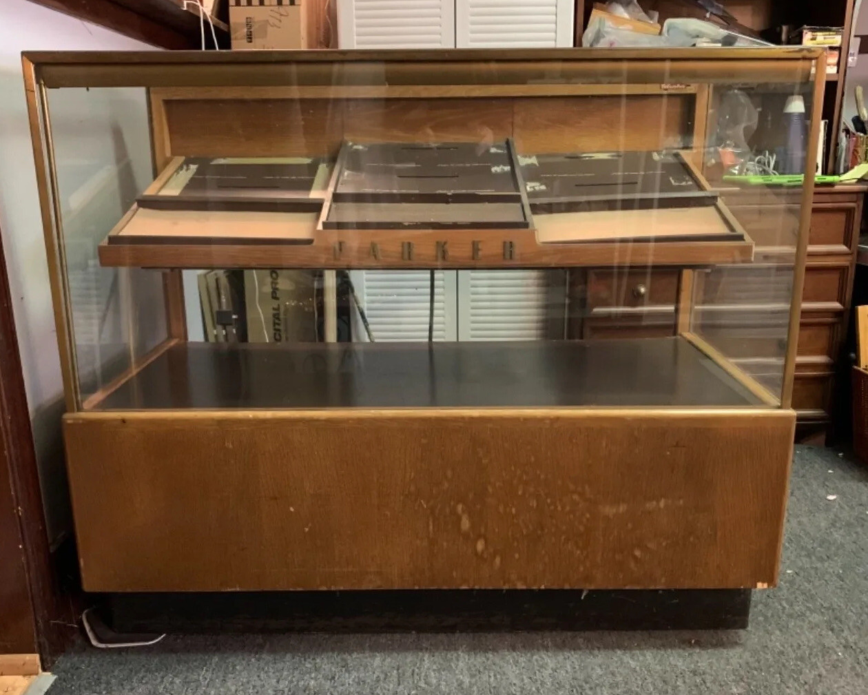 PARKER PEN Display Show Case Counter by Columbus Show Case Company ...