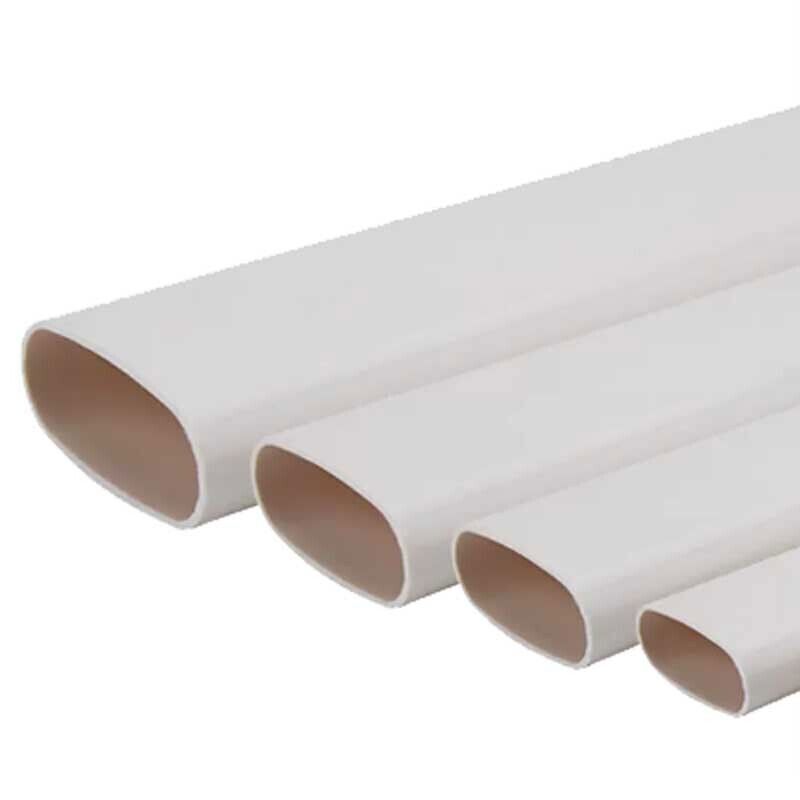 1pcs 50mm*30mm 58mm*35mm OD PVC Drainage Flat Tube Oval Pipe 200mm ...