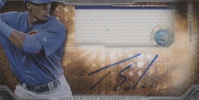 2015 Topps Strata - Clearly Authentic Autographed Relics Jorge Soler # ...