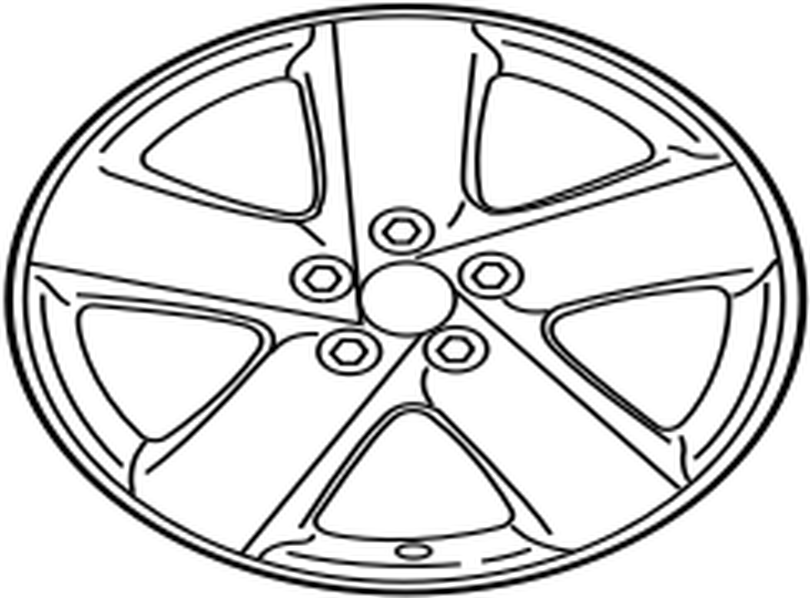 4261A-50210 Toyota Wheel, disc 4261A50210, New Genuine OEM Part | eBay