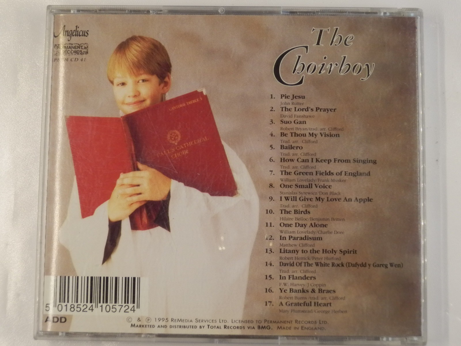 ANTHONY WAY - The Choirboy - 1995 CD | eBay