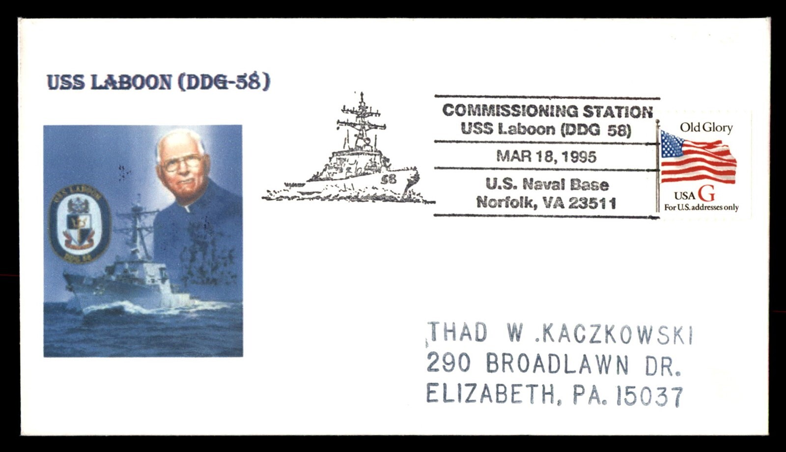 Mayfairstamps US Naval 1995 USS Laboon Cover aam_03103 | eBay