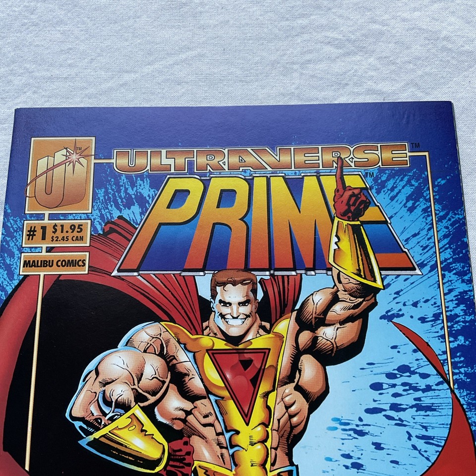 Malibu Comics Ultraverse Prime #1, Prime VS Hulk #0, Prime/Captain ...