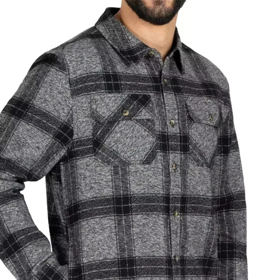 Colorado Clothing Men’s Flannel Shirt Plaid Brushed Fabric Long Sleeve ...