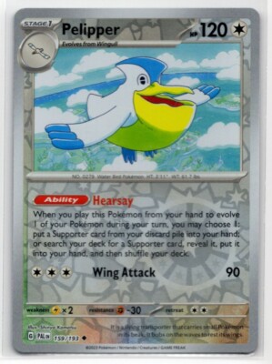 Pokemon Paldea Evolved Reverse Holo 159/193 Pelipper | eBay