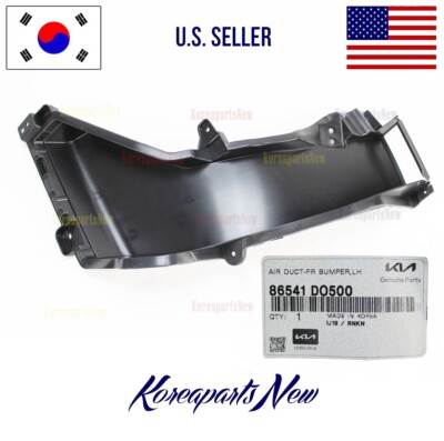 FRONT Bumper Air Duct Left DRIVER Side ⭐OEM⭐ Kia EV9 GT-Line 2024-2025 ...