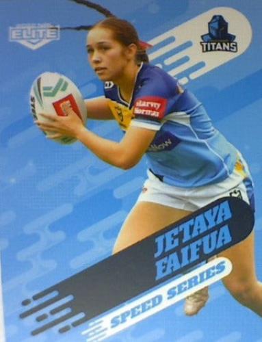 Speed Series - SS36 - Jetaya Faifua - Titans - NRLW - 2022 Elite NRL ...