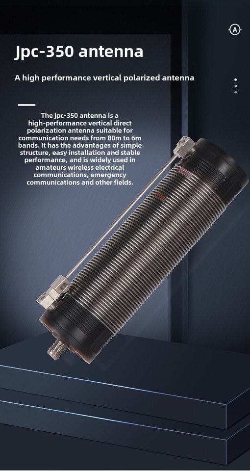 JPC-350 80m-6m Multi Band HF Shortwave GP Outdoor Portable Antenna QRP ...