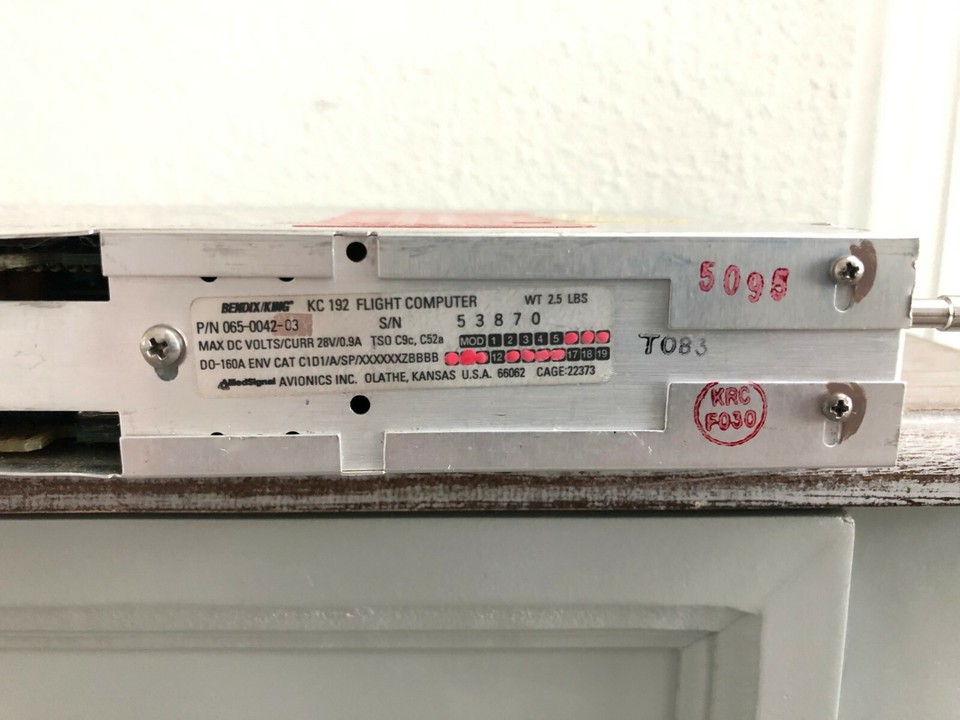 BENDIX/KING KC 192 FLIGHT COMPUTER P/N 065-0042-03 | eBay