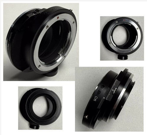 For Minolta MD Lens To SONY NEX Movable Axis Rotation Camera Adapter ...