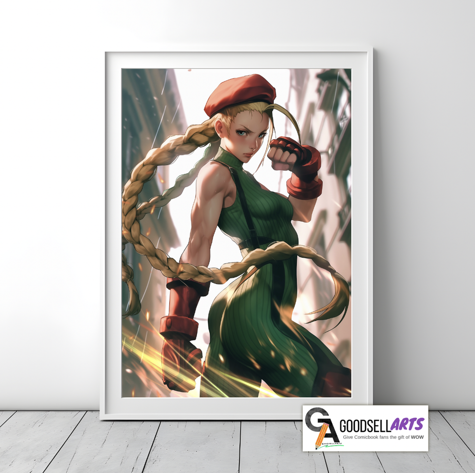 Cammy Street Fighter Poster | SF6 Cammy White print Killer Bee Video ...