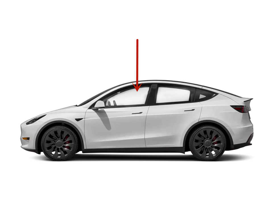 2020-2023 Tesla Model Y Driver Left Side Front Door Window Glass ...