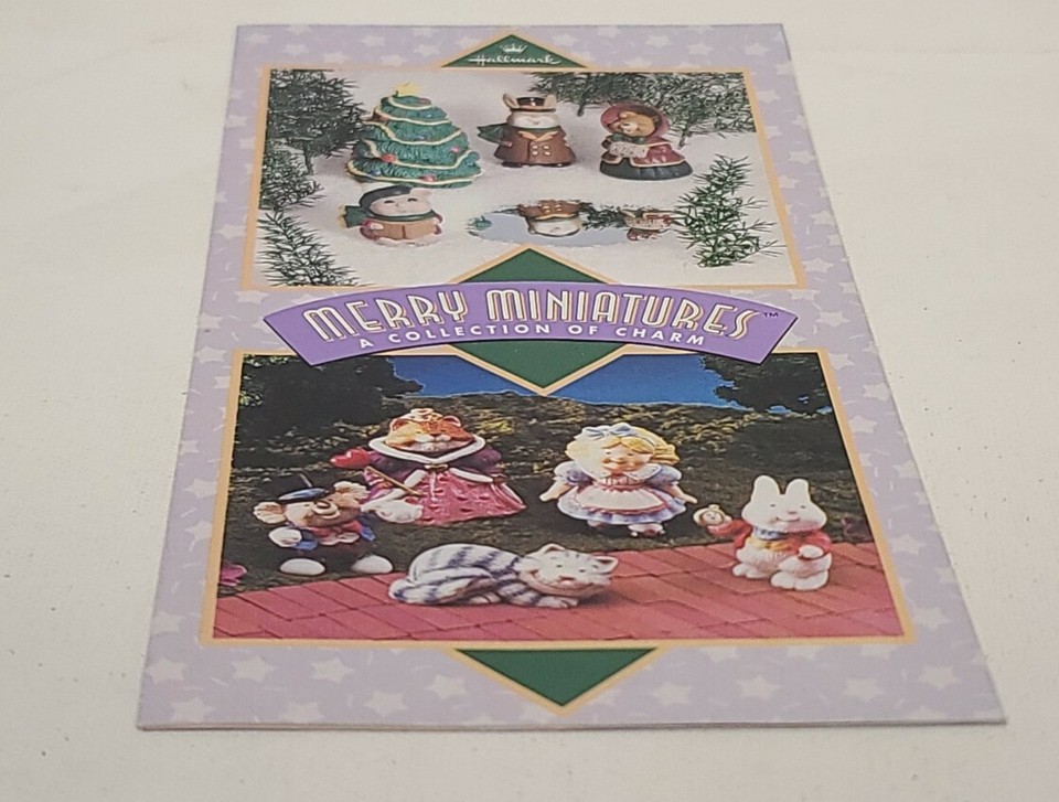 Hallmark Merry Miniatures Collection Charm Christmas Ornaments Vtg 90s ...