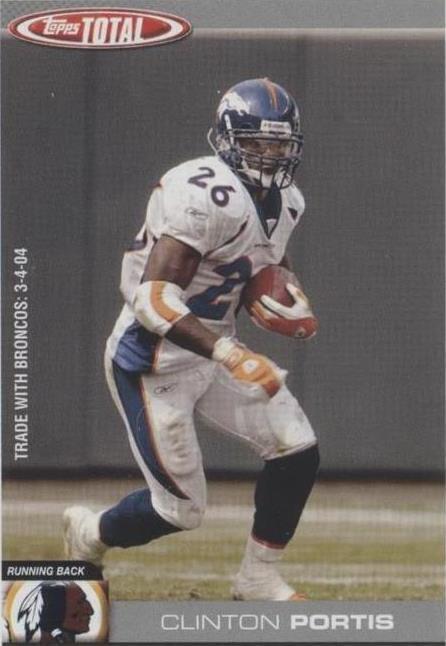 2004 Topps Total - Clinton Portis #75 for sale online | eBay UK