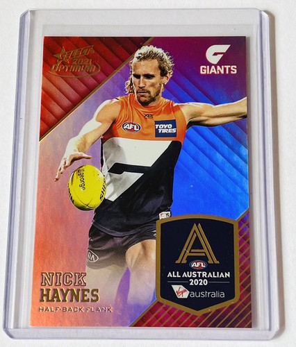 2021 Optimum All Australian (AA4) Nick HAYNES Gws 50/65 | eBay Australia