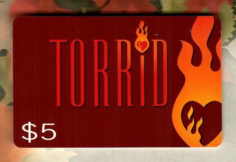 TORRID Classic Logo Collectible ( 2002 ) Gift Card ( $0 - NO VALUE ) | eBay