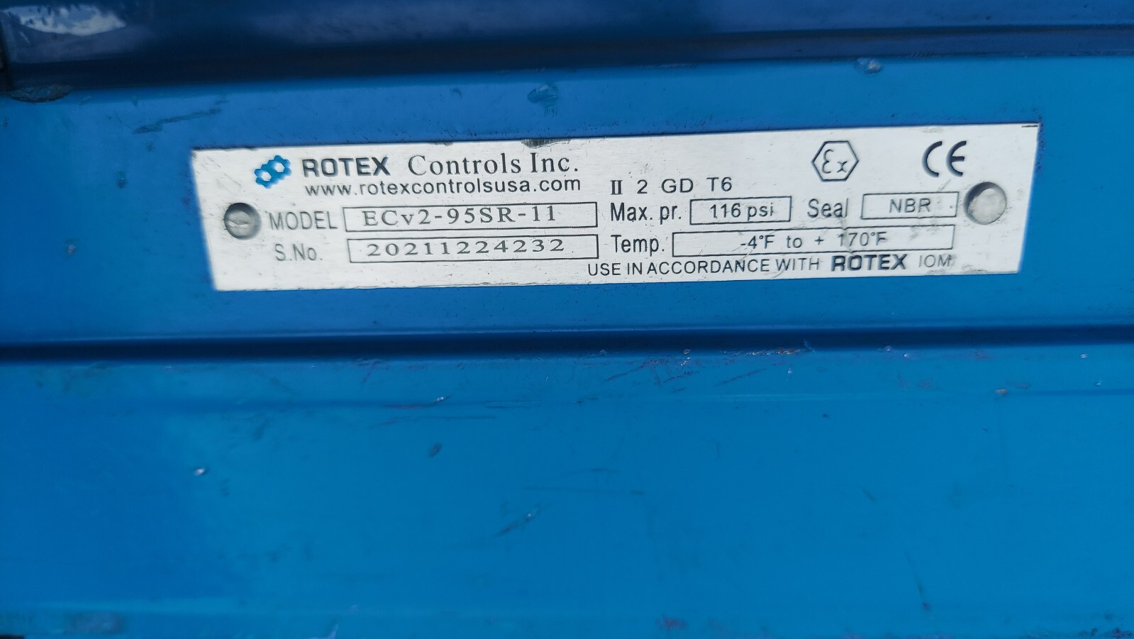 Rotex ECv2-95SR-11 Actuator for sale online | eBay