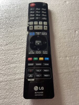LG Remote AKB72975301 BD550 BD370 BD560 BD560C BD561 BD561N BD565 BD570 ...