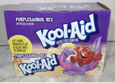 Kool-Aid Purplesaurus Rex Grape-Lemonade Drink Mix Box Case 48 Packs ...