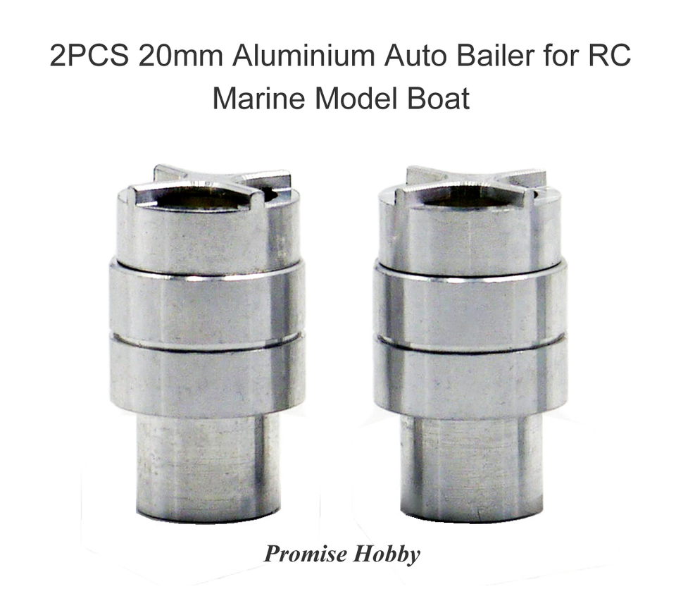 2PCS 26mm / 20mm Aluminium Auto Bailer for RC Marine Model Boat | eBay