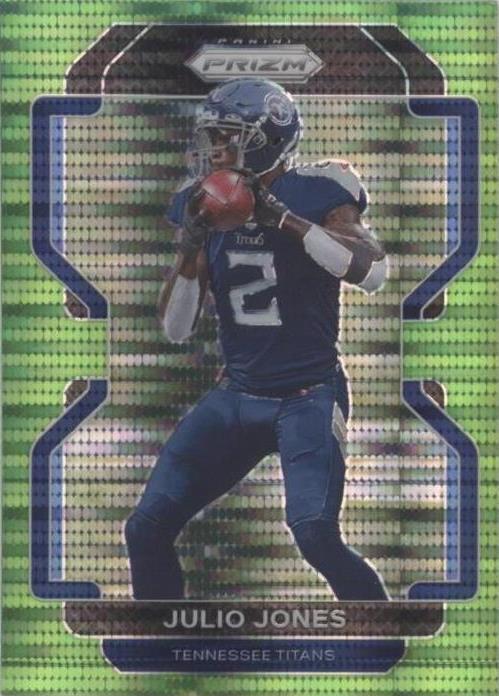 2021 Panini Prizm - Julio Jones #321 Neon Green Pulsar Prizm for sale ...