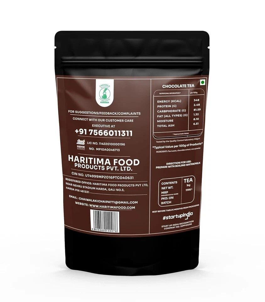 Haritima Chaiwala Ki Chaipatti Flavoured Tea 250g Free Shipping World ...