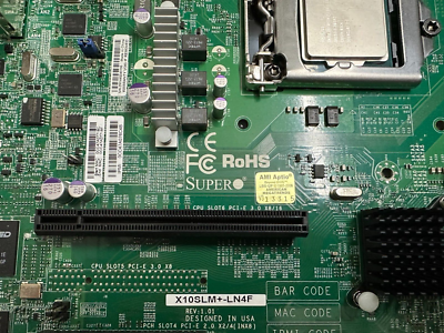 X10slm F Bios New Supermicro X10SLH F LGA 1150 I3v4 Intel C226
