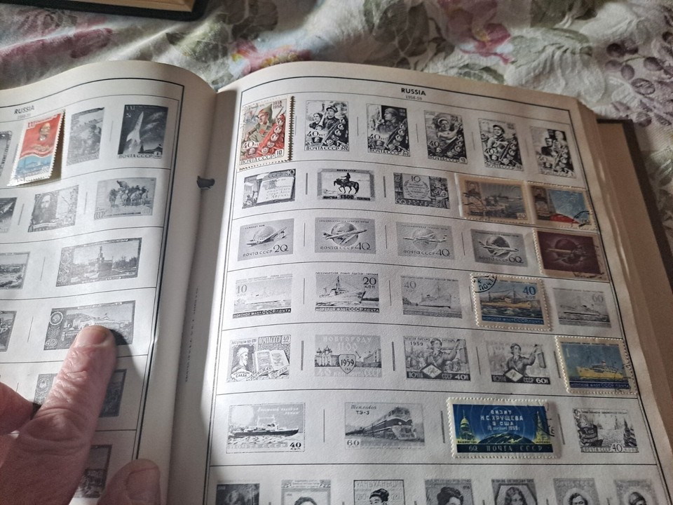 Russia Stamp Collection, With Many Guide Sheets | eBay