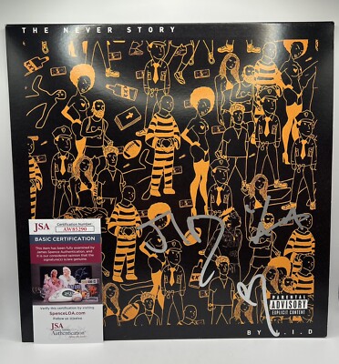 J.I.D. (JID) SIGNED THE NEVER STORY VINYL LP - JSA COA | eBay