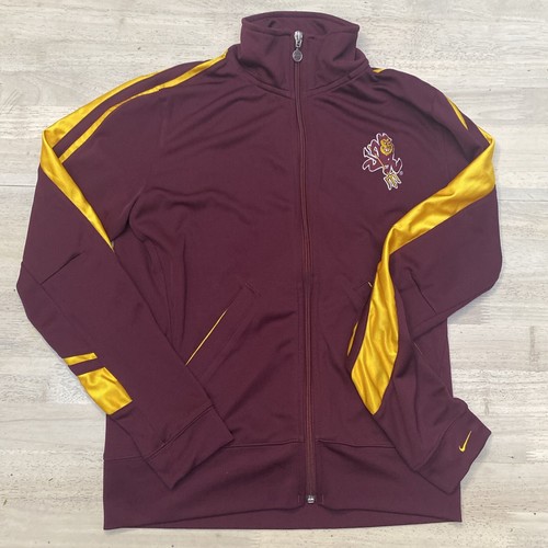 Womens Arizona Sun Devils Nike Team Full Zip Jacket Sz Small | eBay