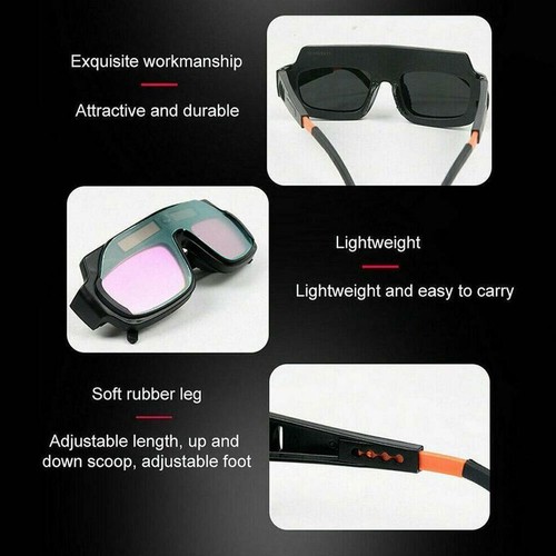 Welding Glasses Auto Darkening Goggles Mask Safety Automatic Dimming ...