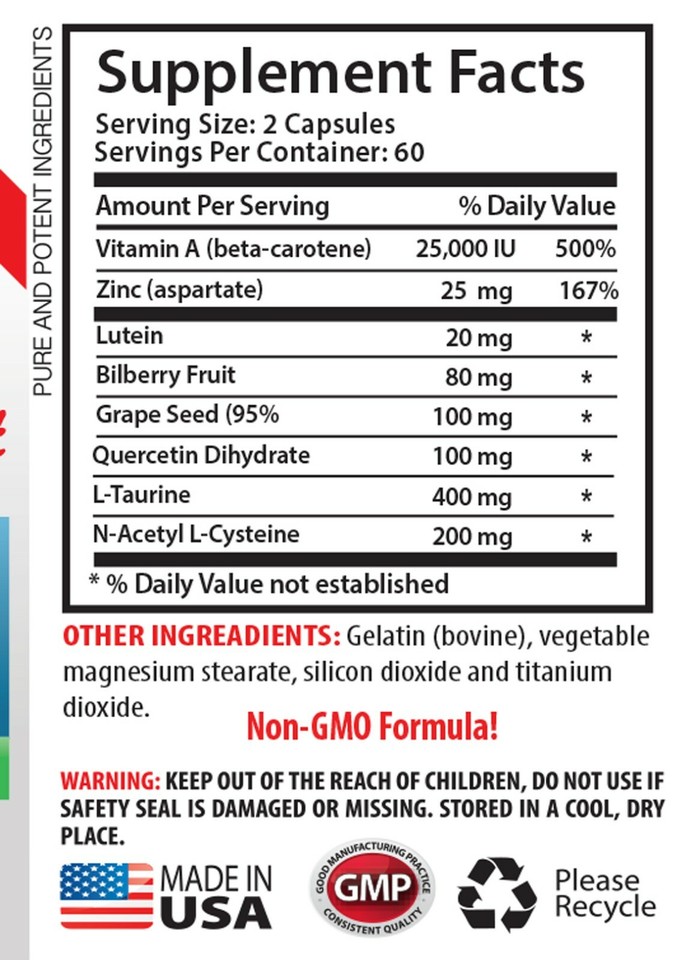 vision alive - MAX EYE VISION HEALTH - bilberry supplement 2B | eBay